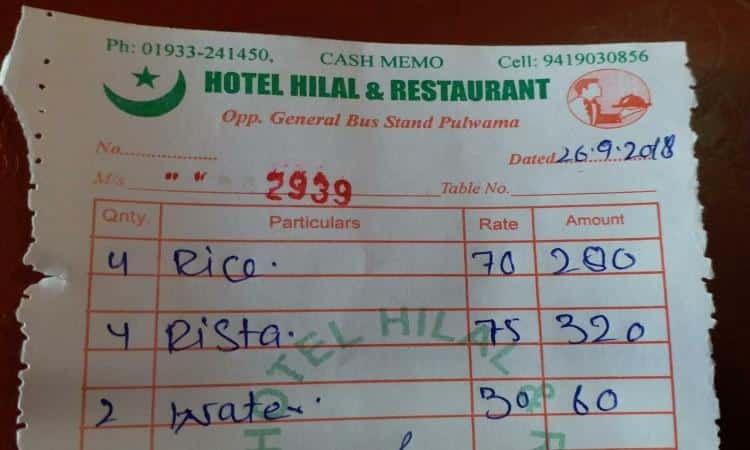 Div Comm asks for report about Pulwama restaurant fleecing people